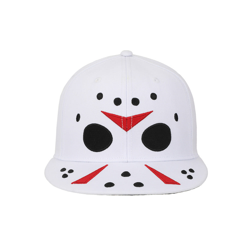 Friday the 13th Jason Big Face Flat Bill Snapback – The Horror Family LLC