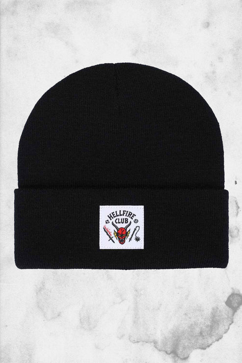 STRANGER THINGS - HELLFIRE CLUB BEANIE HAT – The Horror Family LLC