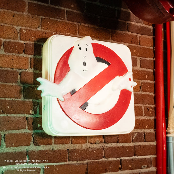 GHOSTBUSTERS - NO GHOST LIGHT-UP SIGN – The Horror Family LLC