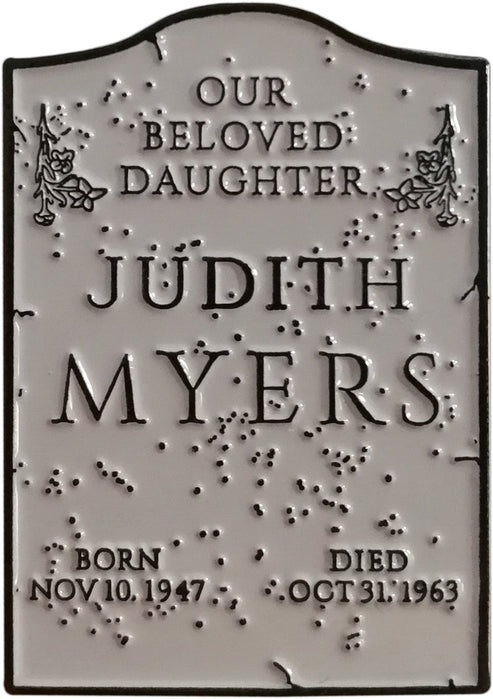 Halloween (1978) Judith Myers Tombstone Enamel Pin – The Horror Family LLC