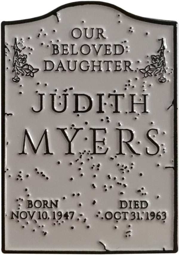 Halloween (1978) Judith Myers Tombstone Enamel Pin – The Horror Family LLC