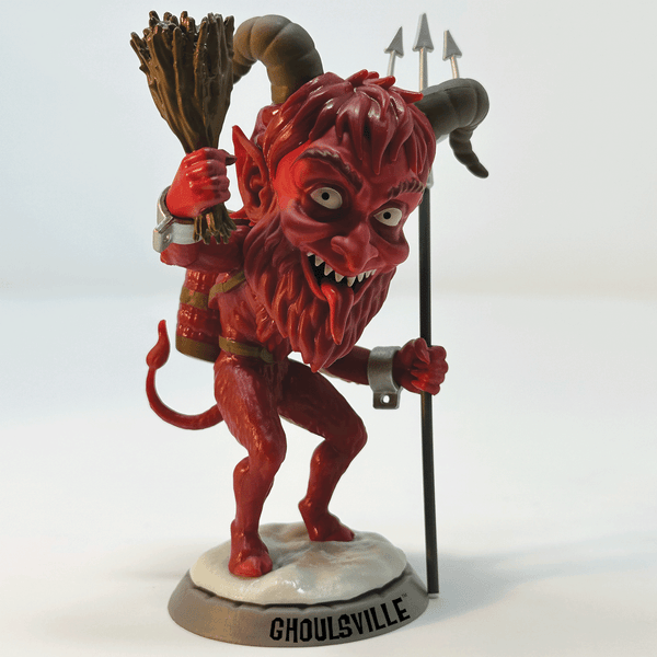Krampus "Goat Blood Red" Tiny Terror – The Horror Family LLC